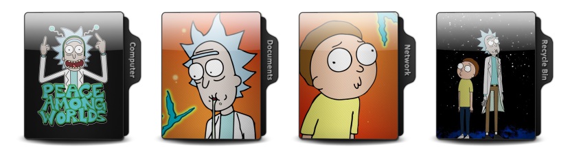 Rick And Morty Windows Theme